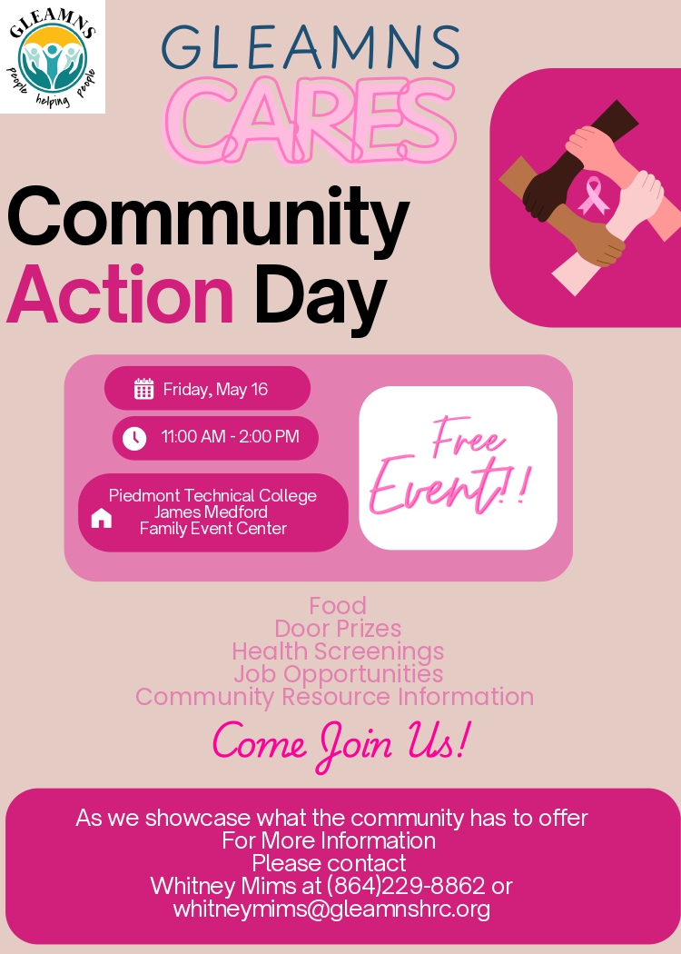 GLEAMNS CARES - Community Action Day-Events